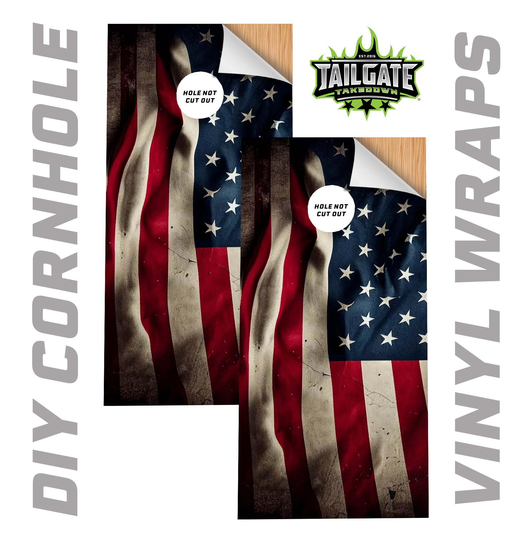 Tattered Flag DIY Wraps