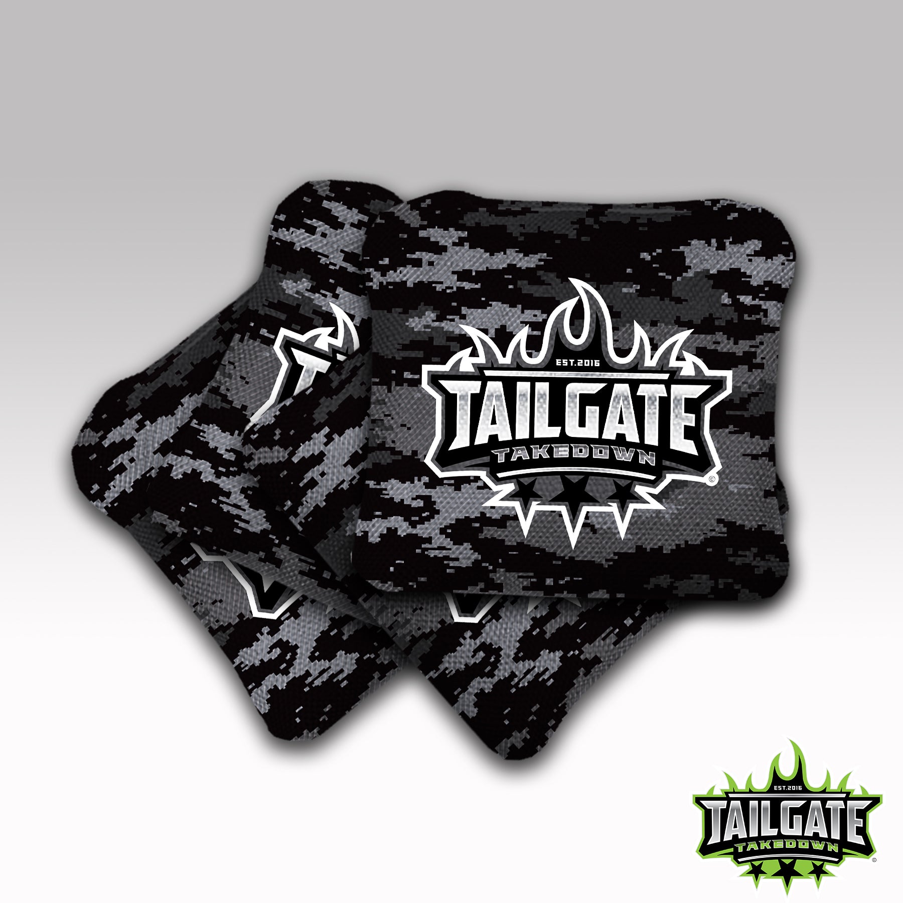Tailgate Takedown Digital Camo Stick N' Slide Pro Bags